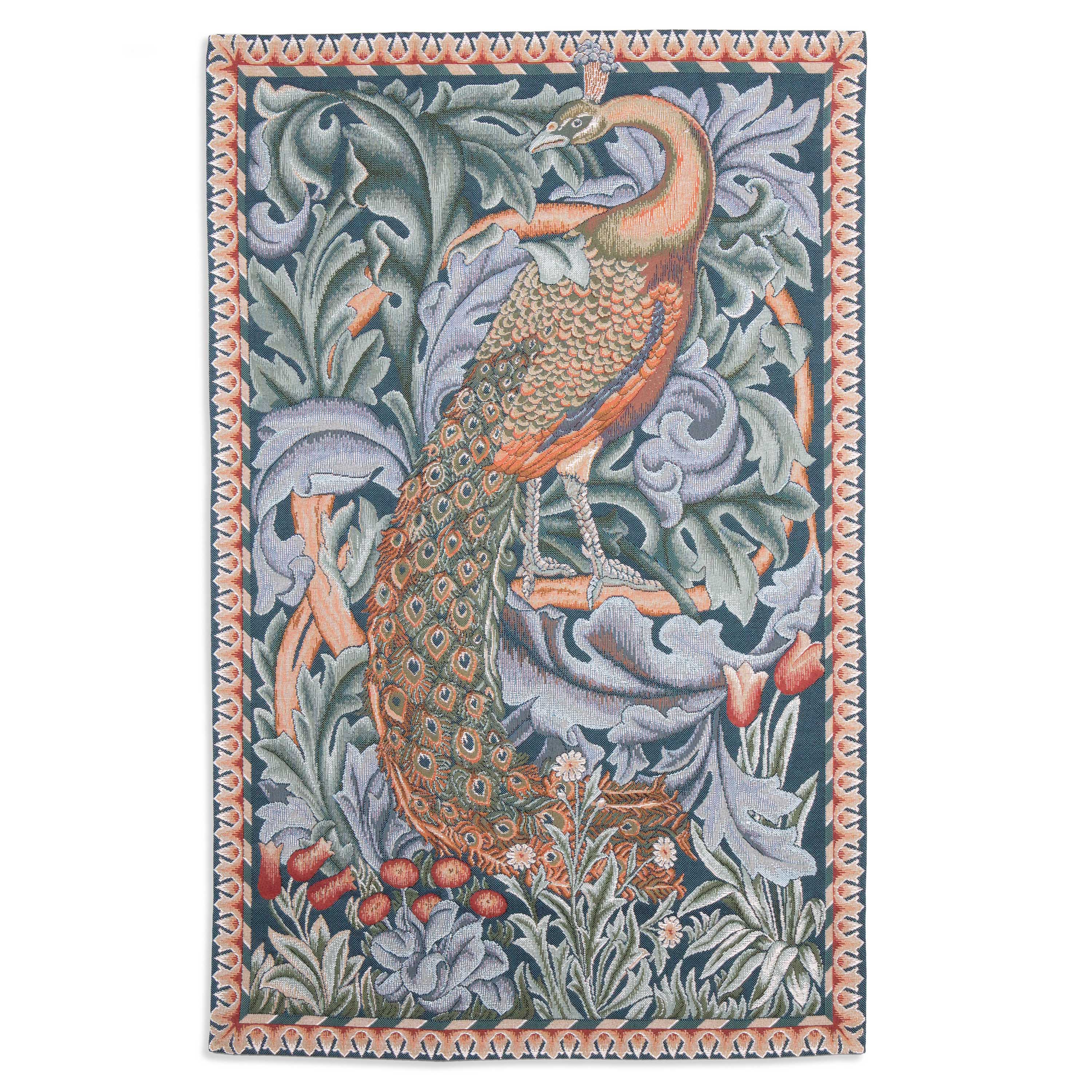 Tapisserie Gobelin Le paon (Tissage Jacquard) – The Ancient Home France