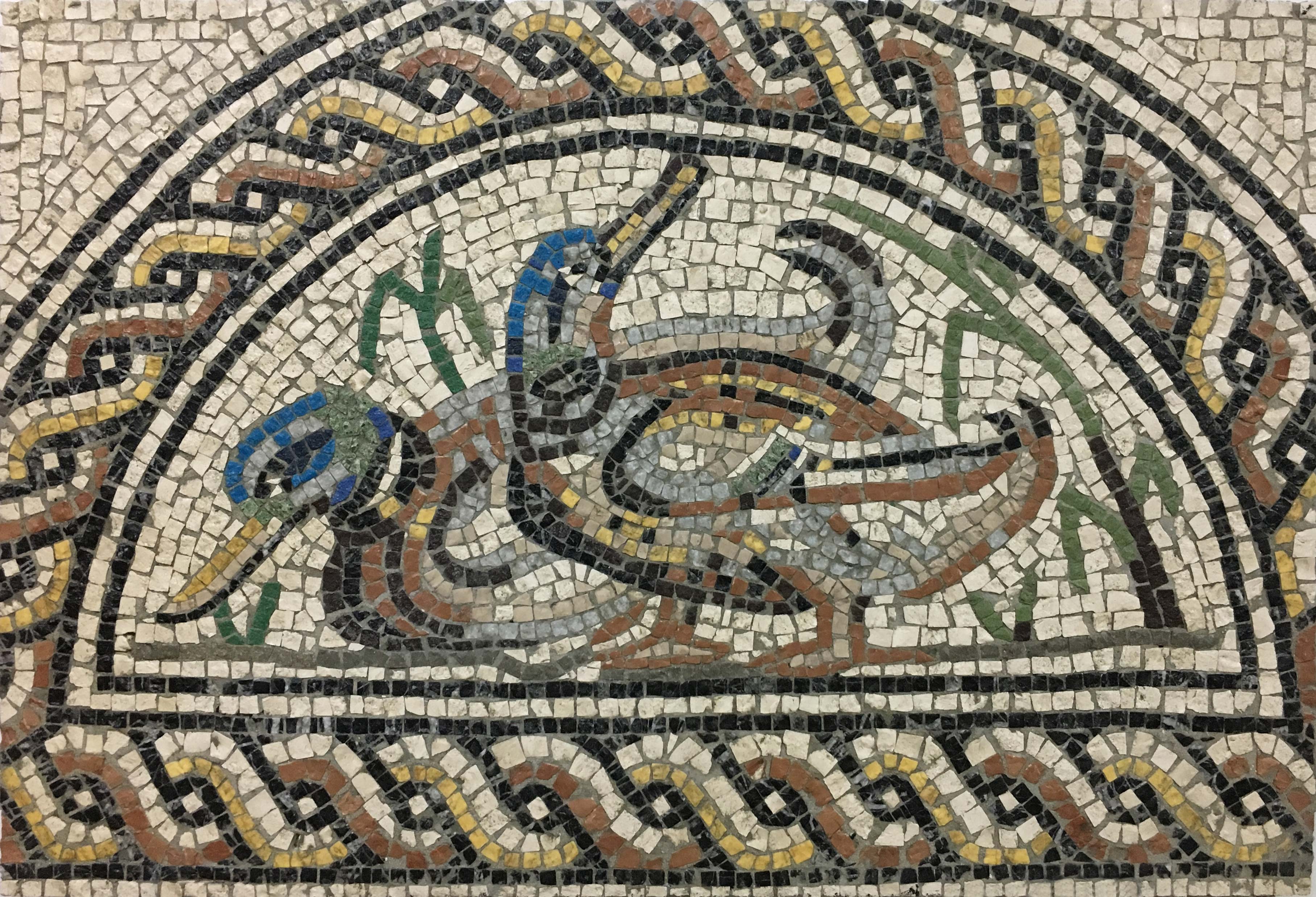 Mosaïque Canards - en marble – The Ancient Home France